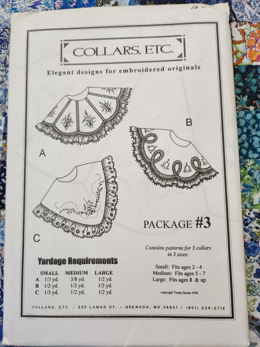 Collars etc. #3 – Old School Stitches