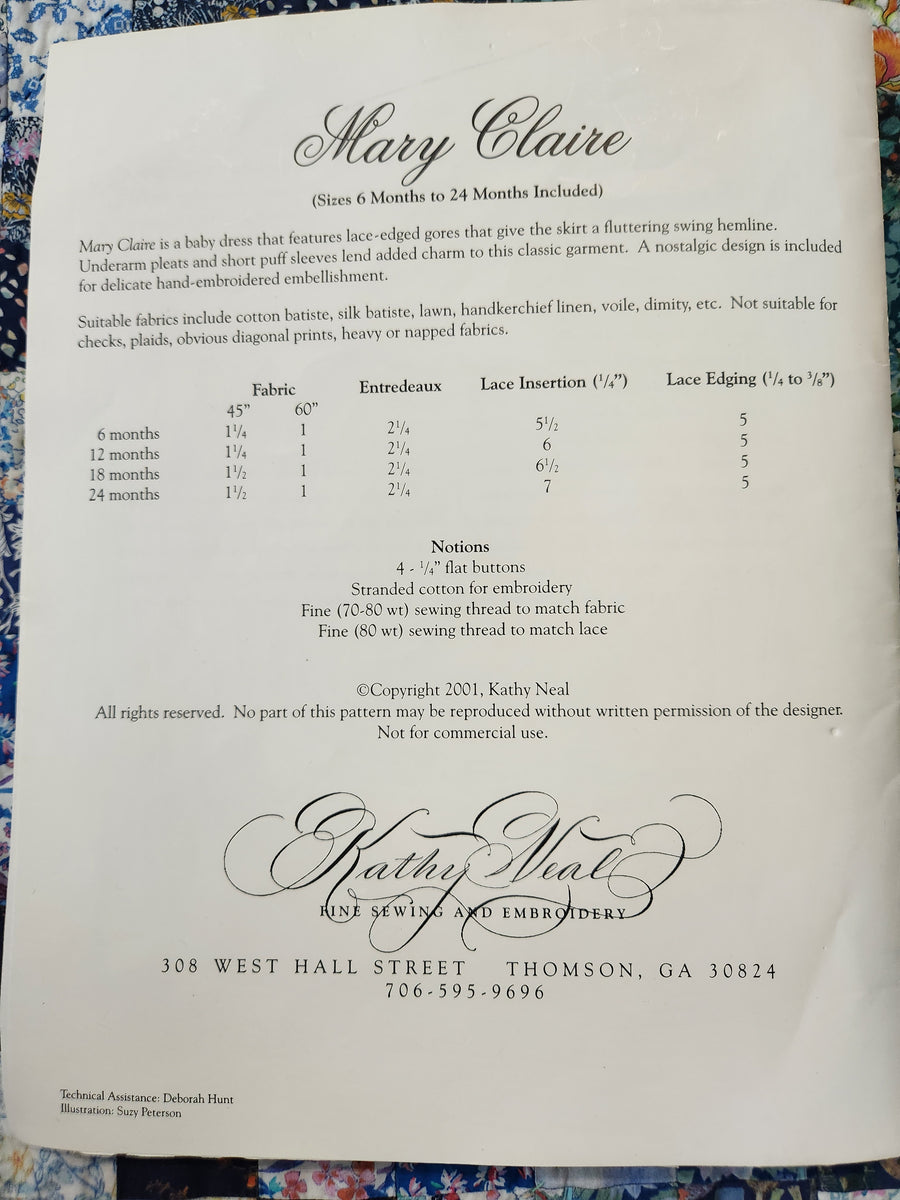 Kathy Neal Mary Claire – Old School Stitches