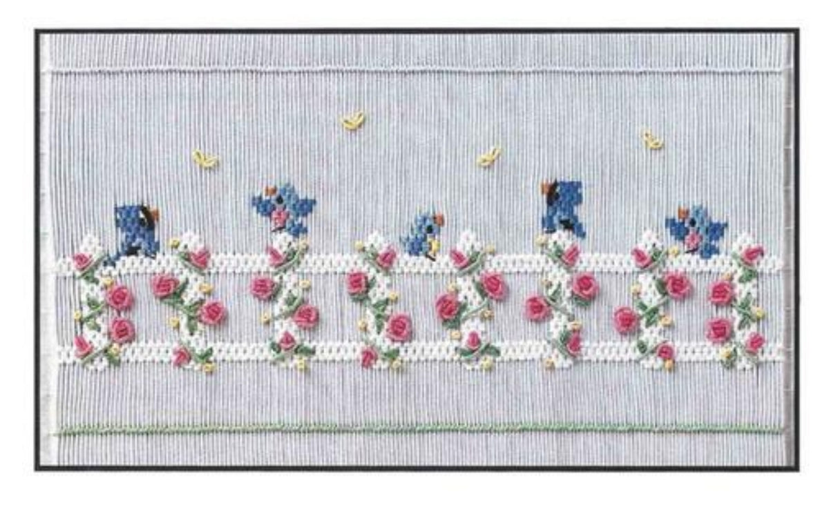 "Sing of Spring" smocking plate by Little Memories – Old School Stitches